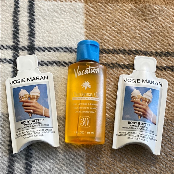 Josie Maran Skincare Nwt Josie Maran Vacation Samples Poshmark